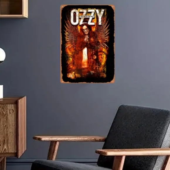 Ozzy | Wall Decor | Ozzy Decorative Tin Sign | Poshmark